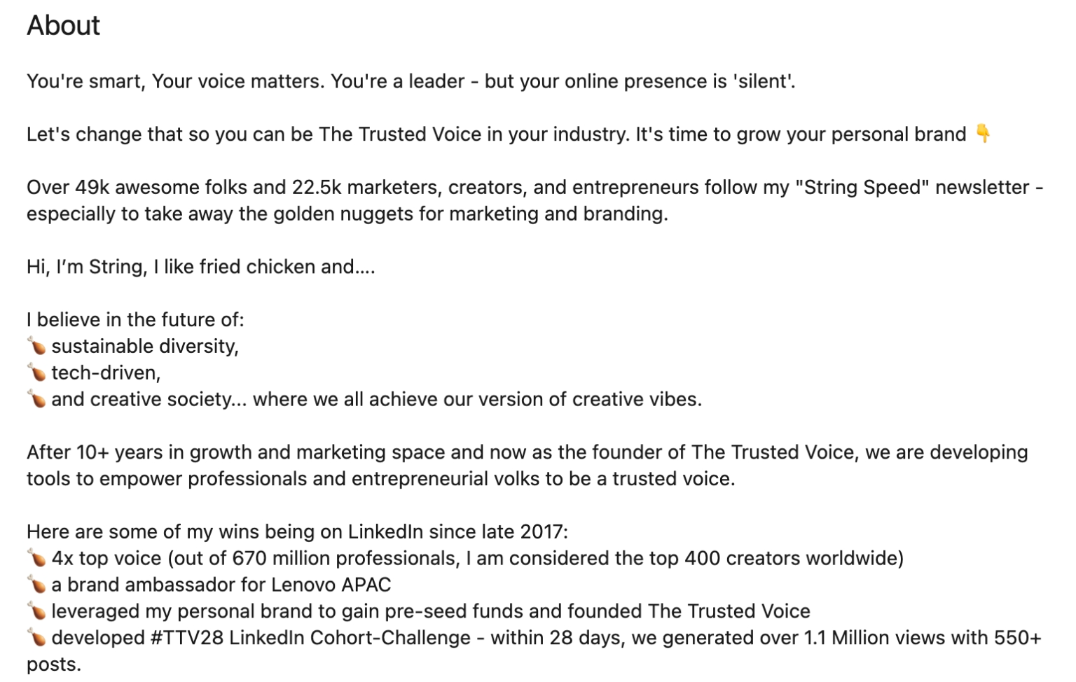 How to Write a Professional Bio (That’s Too Good to Ignore) - Foundr