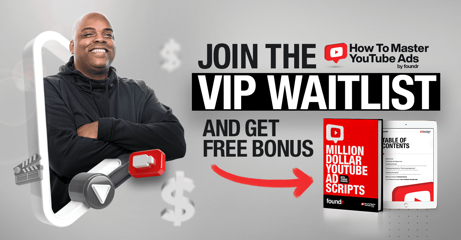 Join The VIP Waitlist: Foundr's Latest Course "How To Master YouTube ...